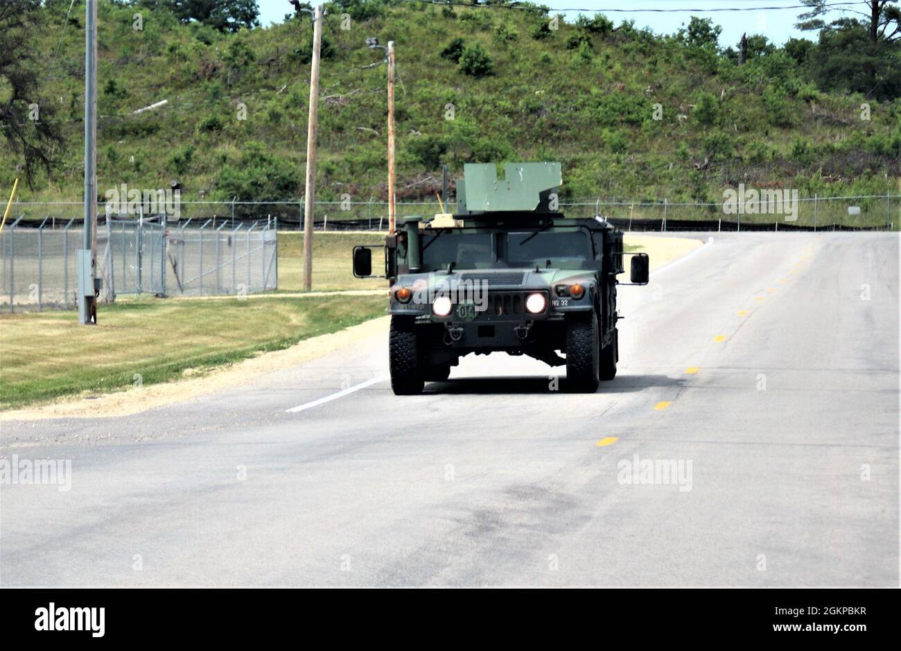Training operations are shown June 11, 2021, at Fort McCoy, Wis ...