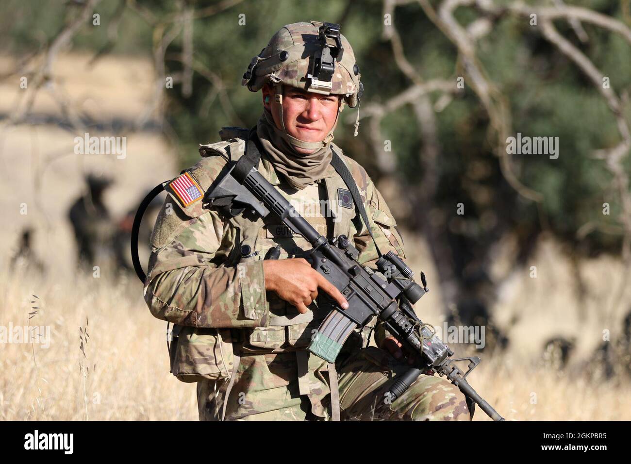 Soldiers assigned to 79th Infantry Brigade Combat Team participate in a ...