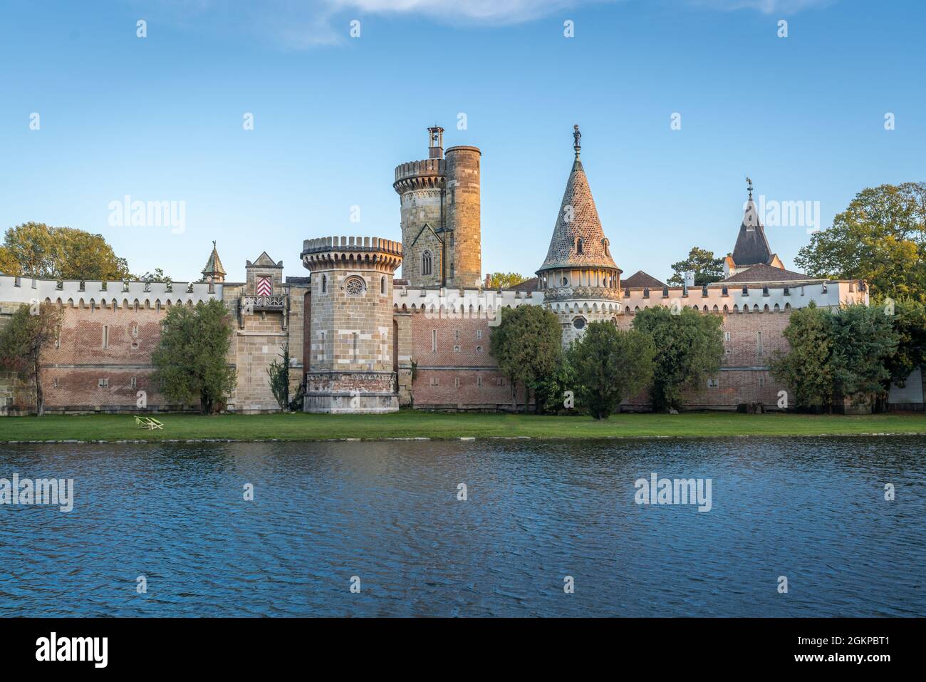 Franzensburg Castle at Laxenburg Castle Park - Laxenburg, Austria Stock ...