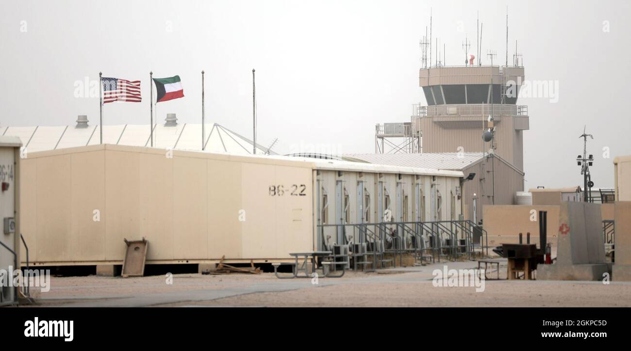 A photo of the Air Traffic Control Tower before the weather gets worse ...