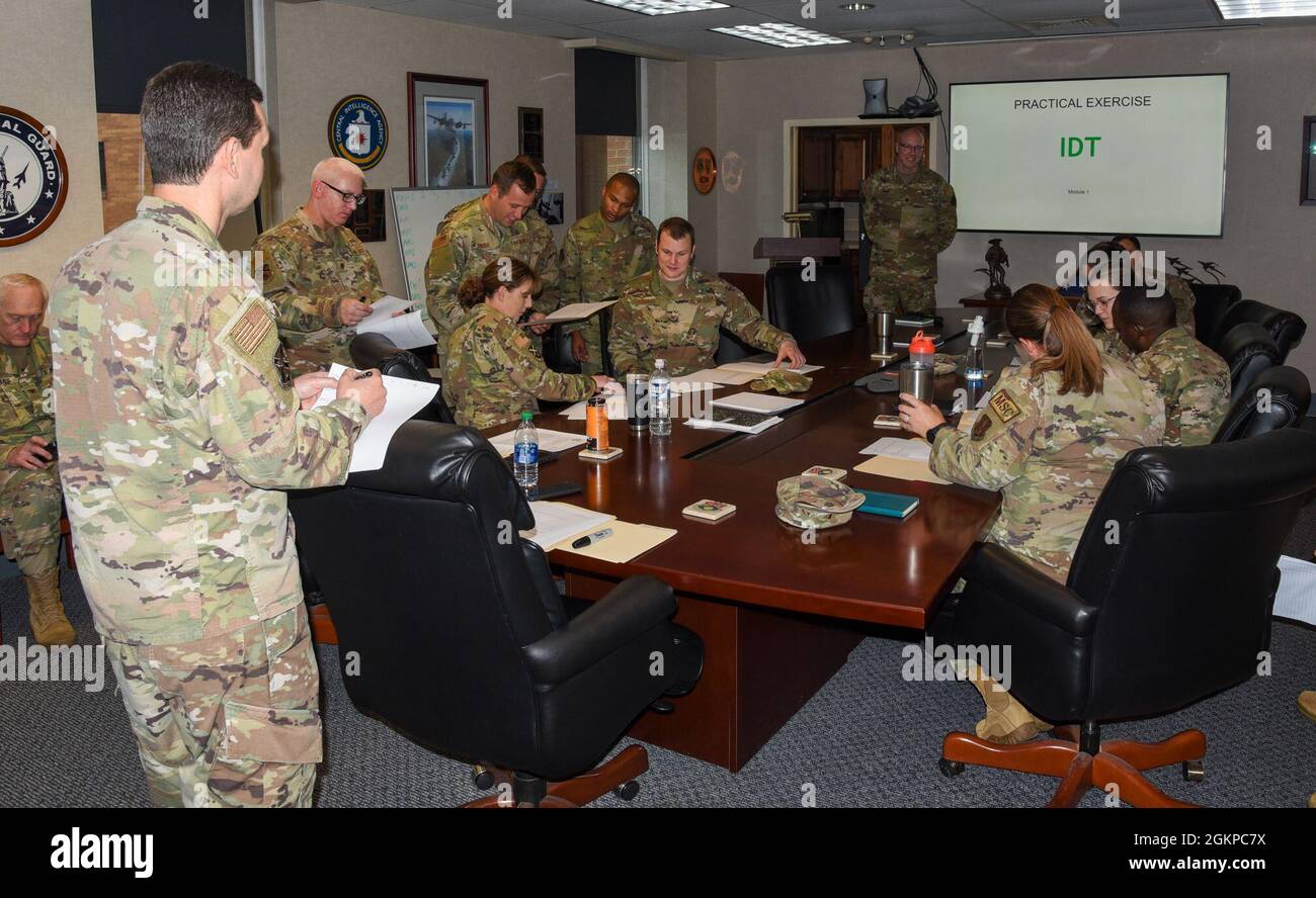 Members of the 117th Air Refueling Wing attend Continuous Process ...