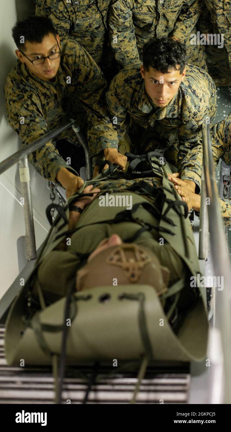 U.S. Marines with Maritime Raid Force (MRF), 31st Marine Expeditionary ...