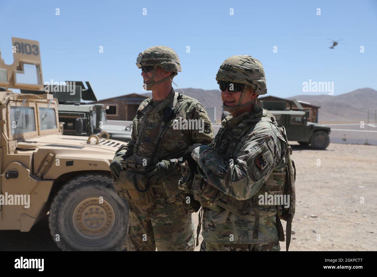 Brig. Gen. Curtis Taylor, commanding general, National Training Center ...