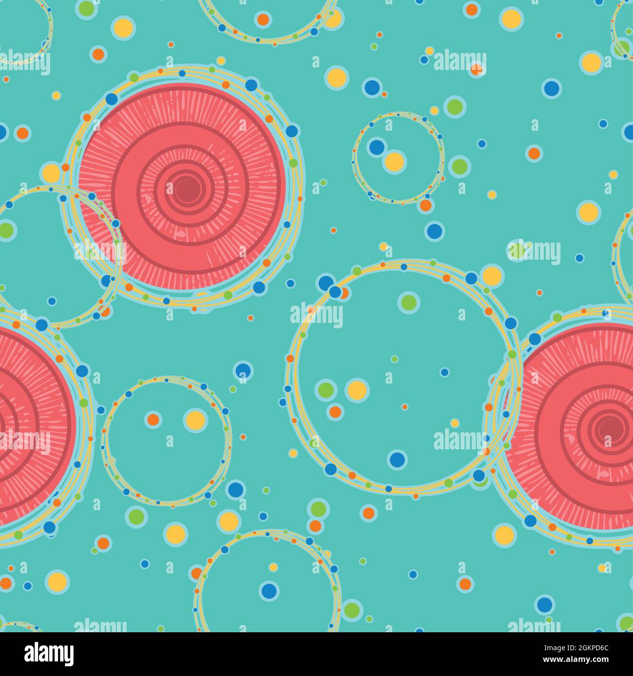 Colored background pattern with red candies Stock Vector Image & Art - Alamy