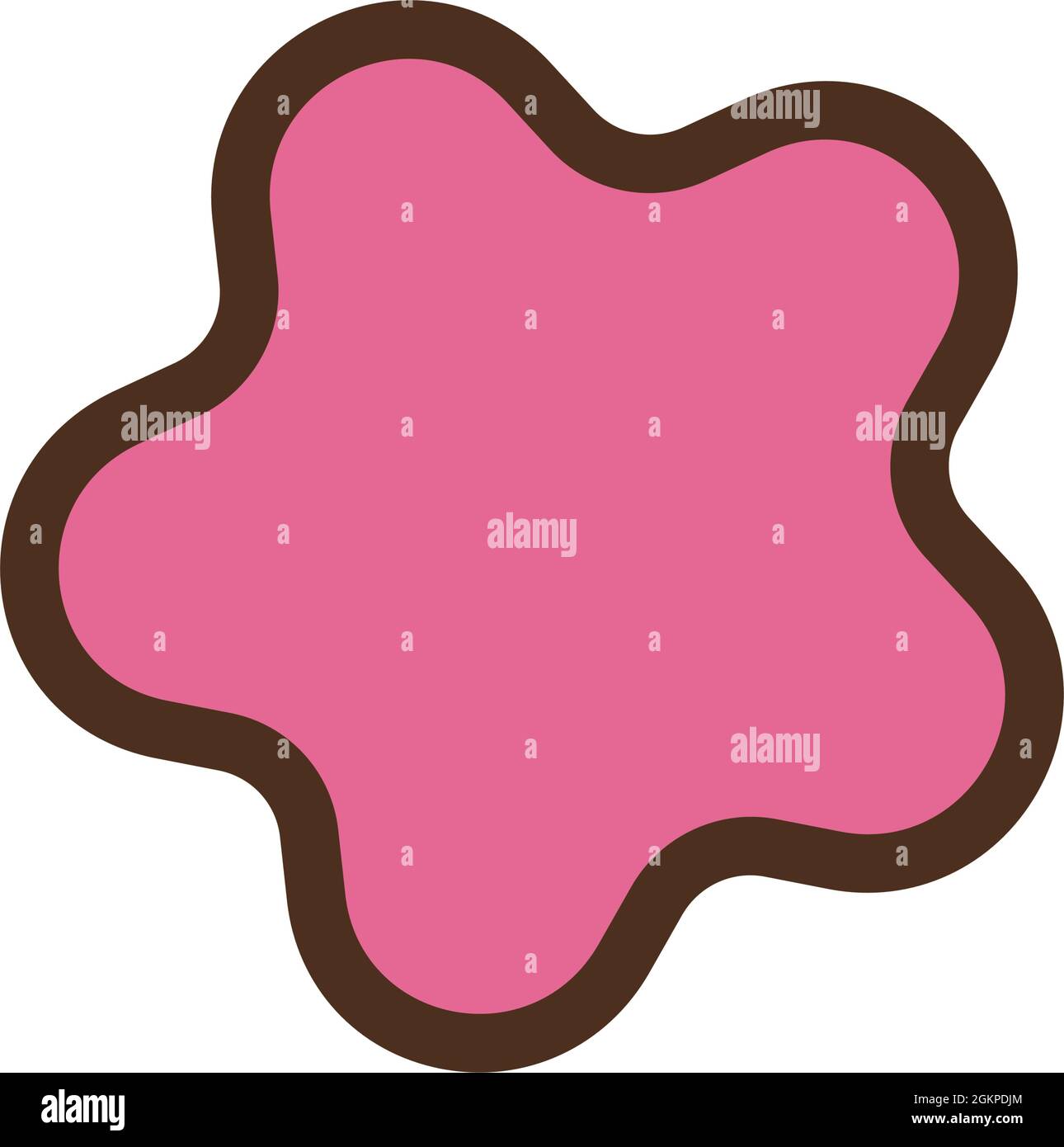 Isolated pink comic star shape symbol Stock Vector Image & Art - Alamy