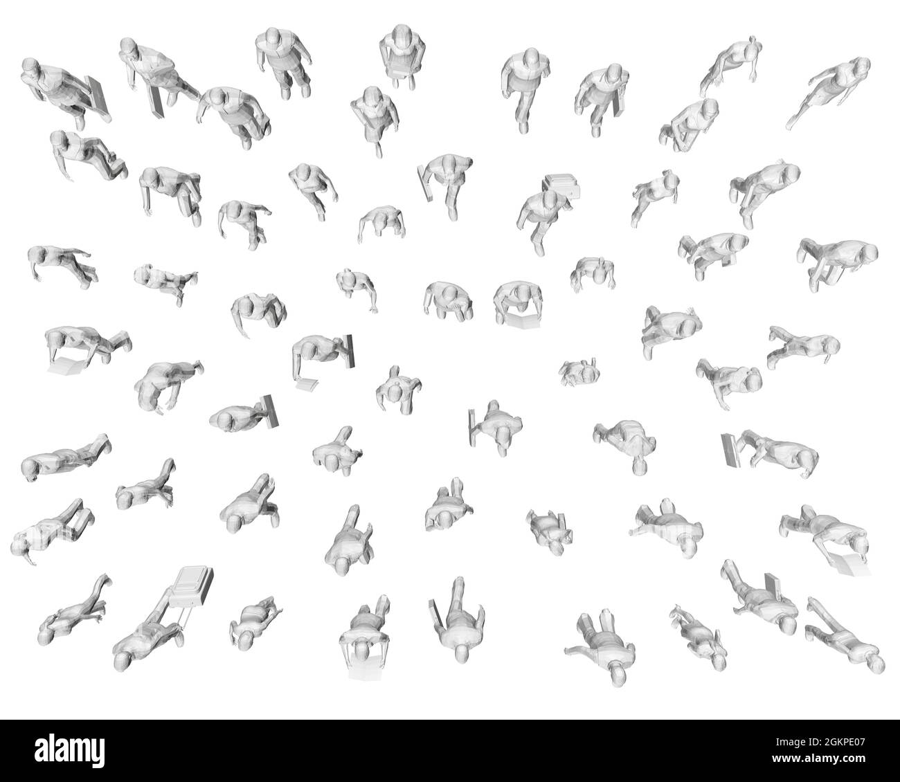 People From Above Vector