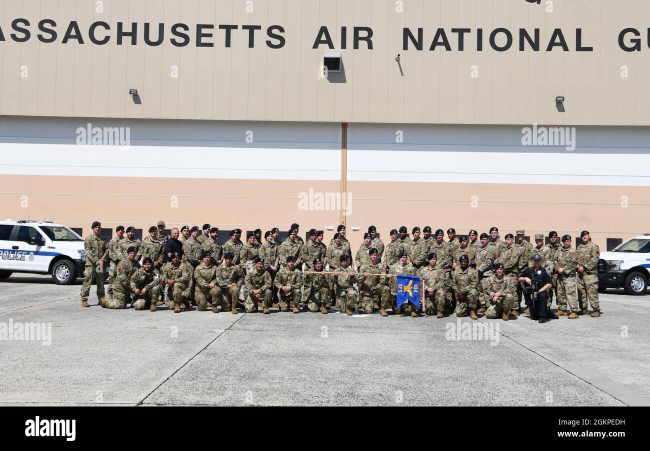 The 104th Security Forces Squadron at Barnes Air National Guard Base ...