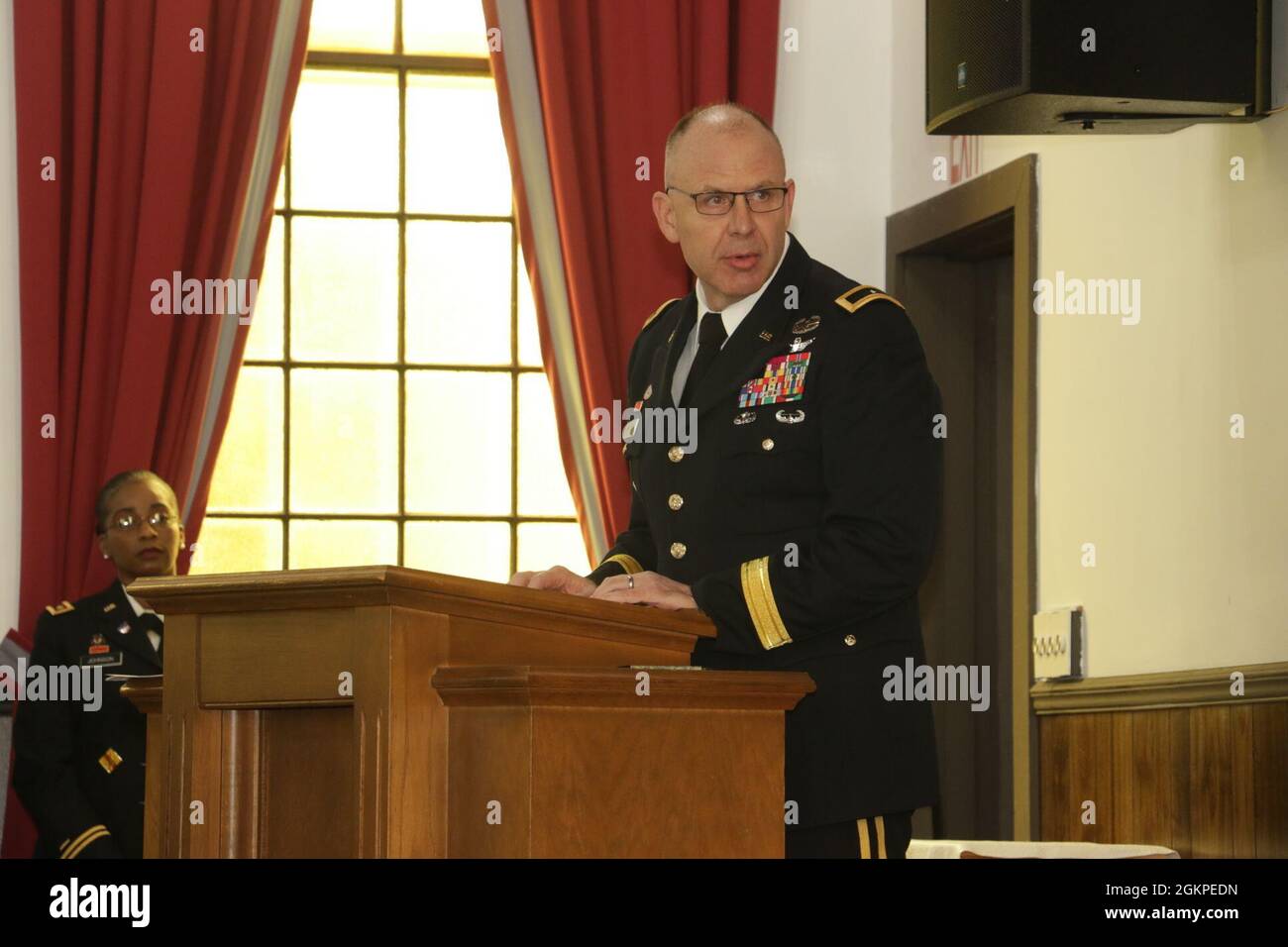 U.S. Army Brig. Gen. Dwayne Wilson, commanding general of the Georgia ...