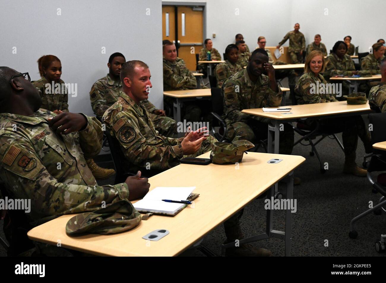 U.S. Air Force Tech. Sgt. Aron Bouton from the 165th Airlift Wing ...