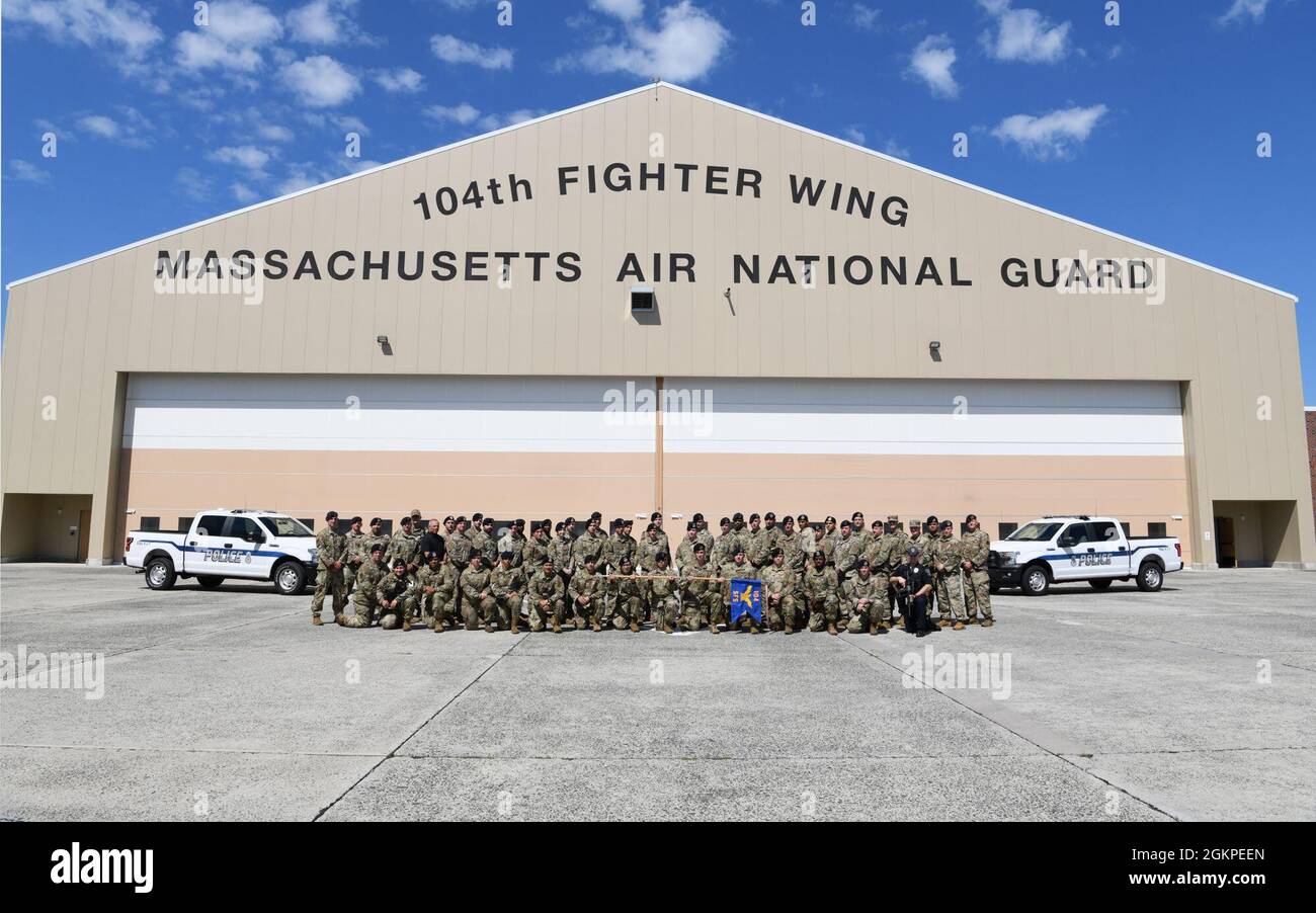 The 104th Security Forces Squadron at Barnes Air National Guard Base ...