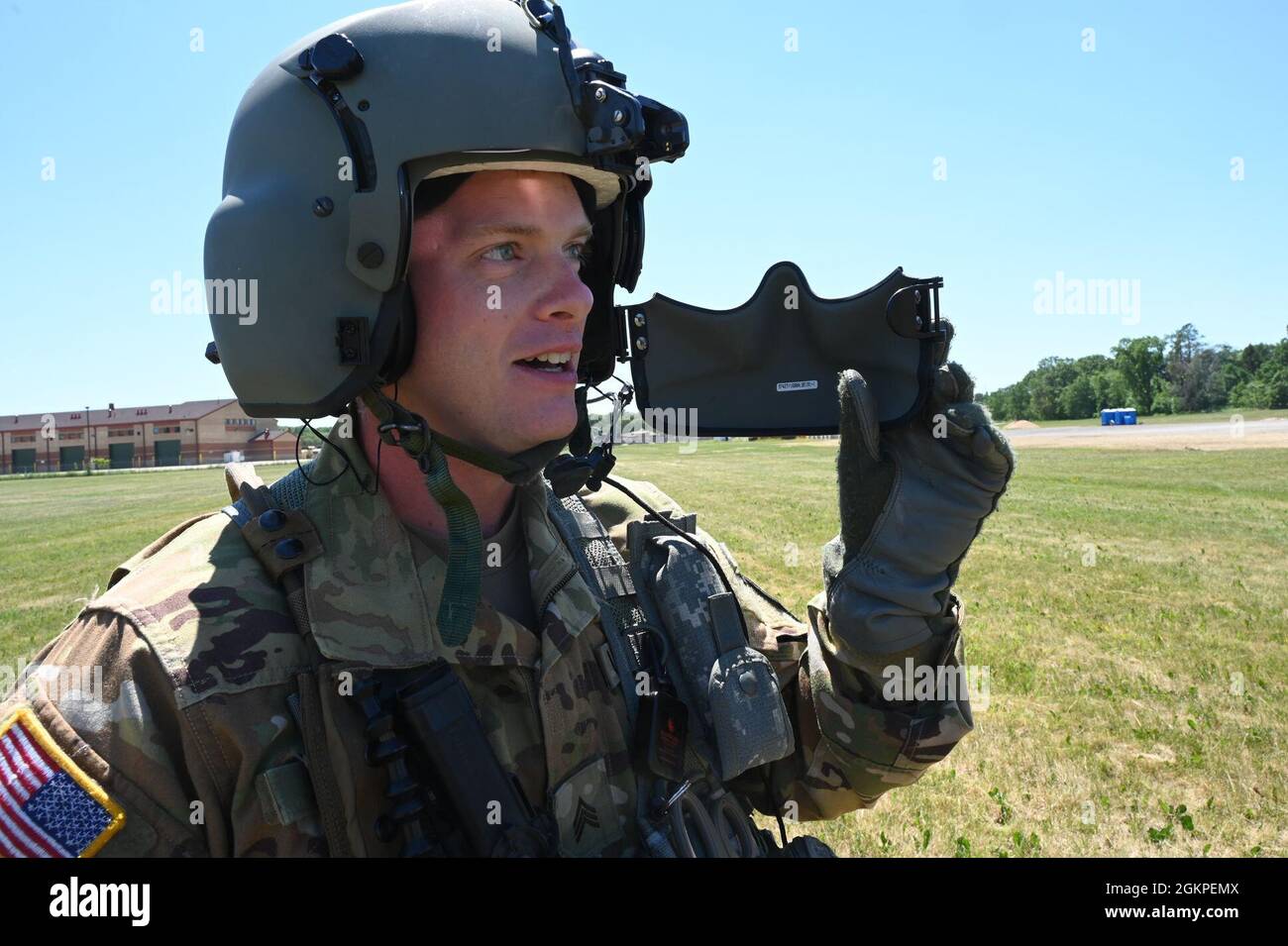 Sgt. James Spence, of the D Co 2/151, Mississippi Army National Guard ...