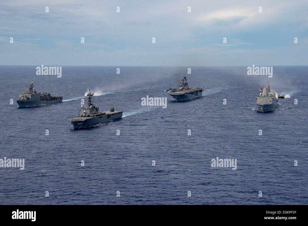 PHILIPPINE SEA (June 13, 2021) The America Amphibious Ready Group (ARG ...