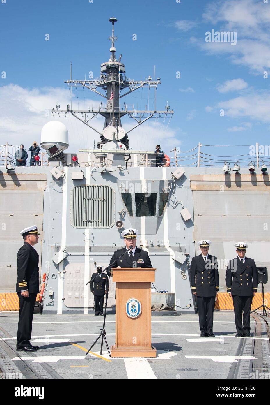 Cmdr. Paul Cassutti, from Northport, New York, Commanding Officer of ...