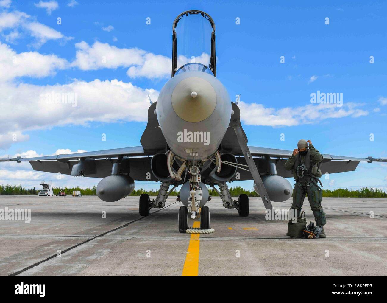 A Royal Canadian Air Force pilot from the 433rd Tactical Fighter ...