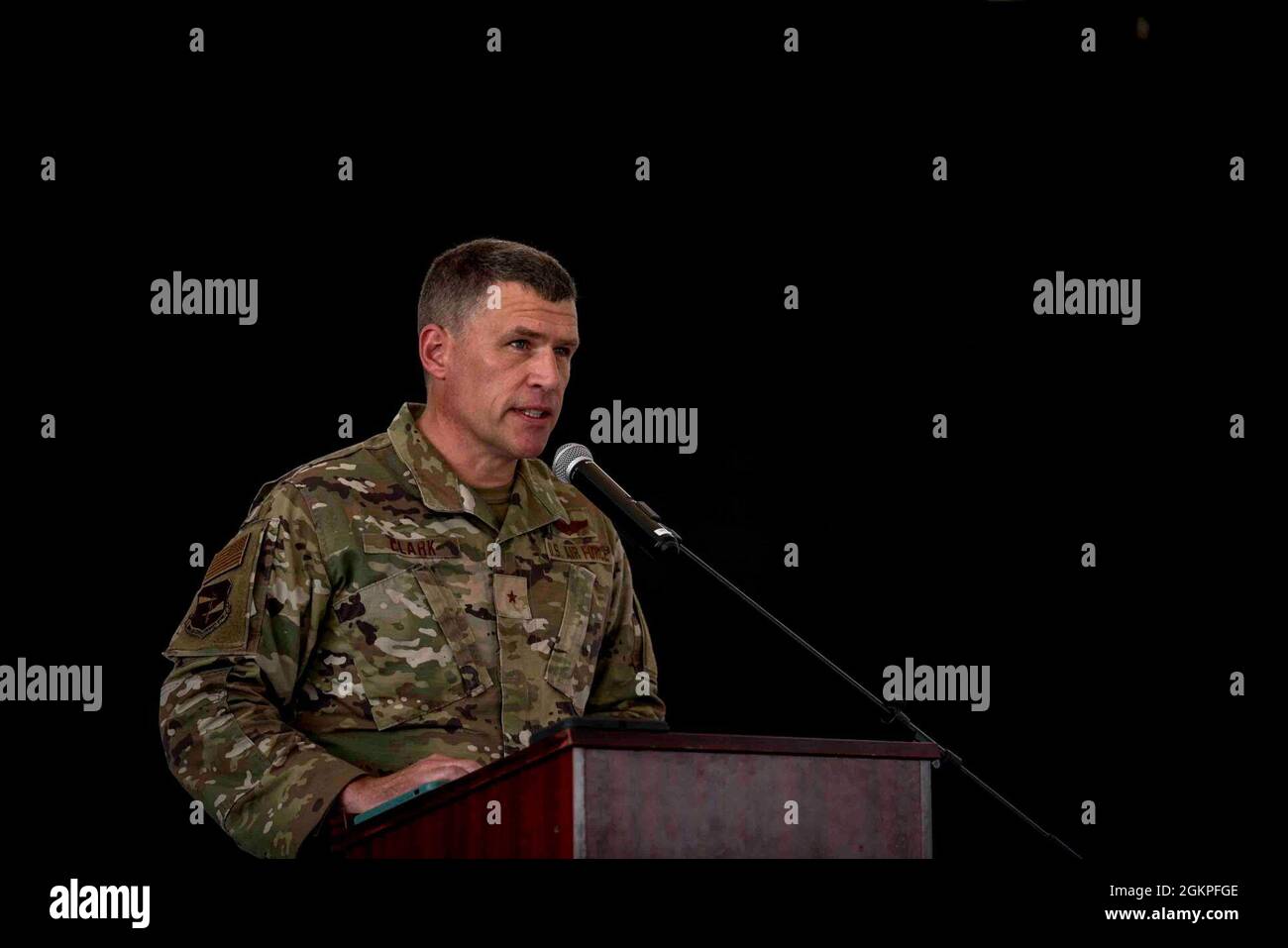 U.S. Air Force Brig. Gen. Andrew Clark, 380th Air Expeditionary Wing ...