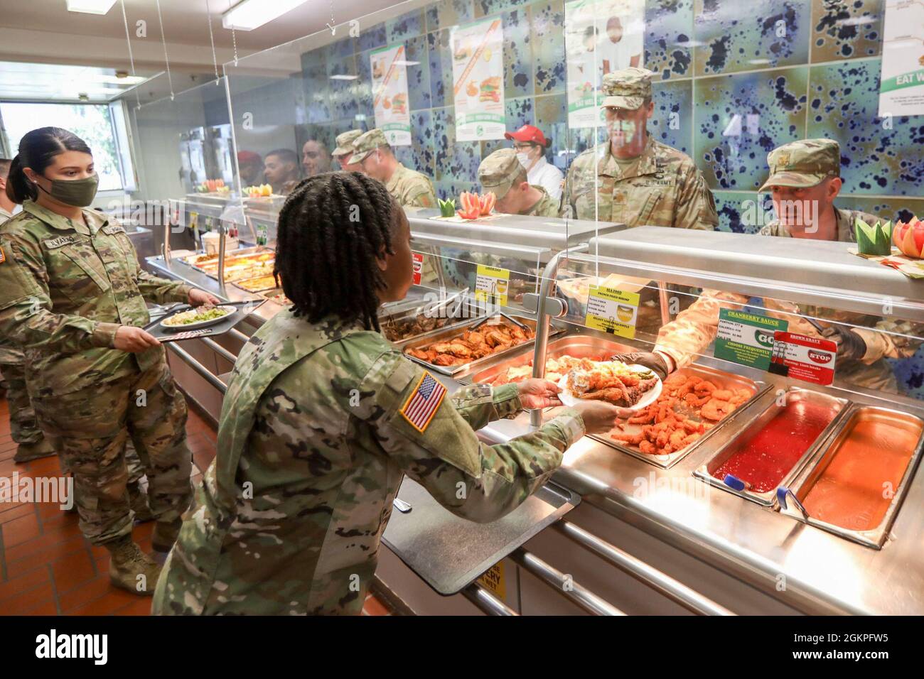 Leadership of the 1st Combat Aviation Brigade serve their Soldiers ...