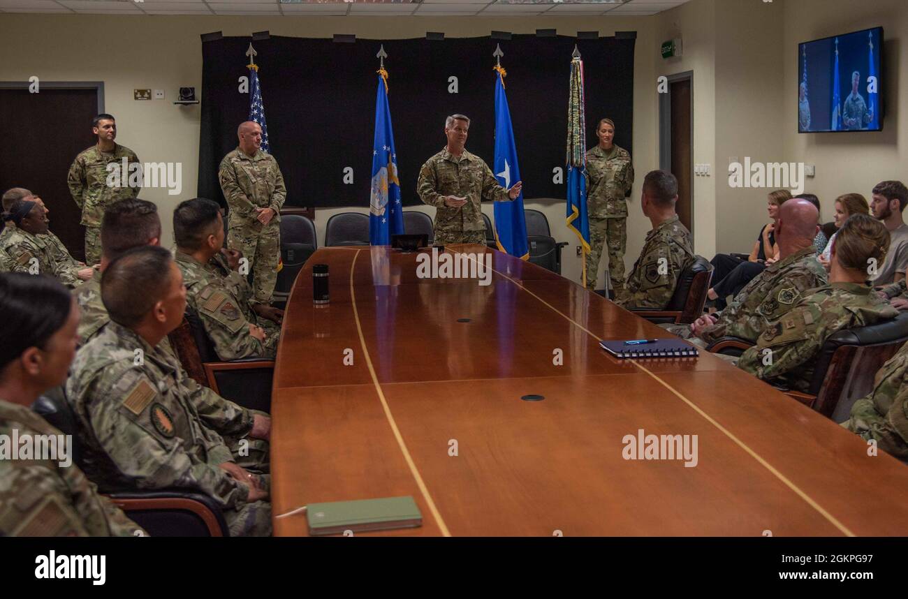 Brig. Gen. Daniel Tulley, outgoing 379th Air Expeditionary Wing ...