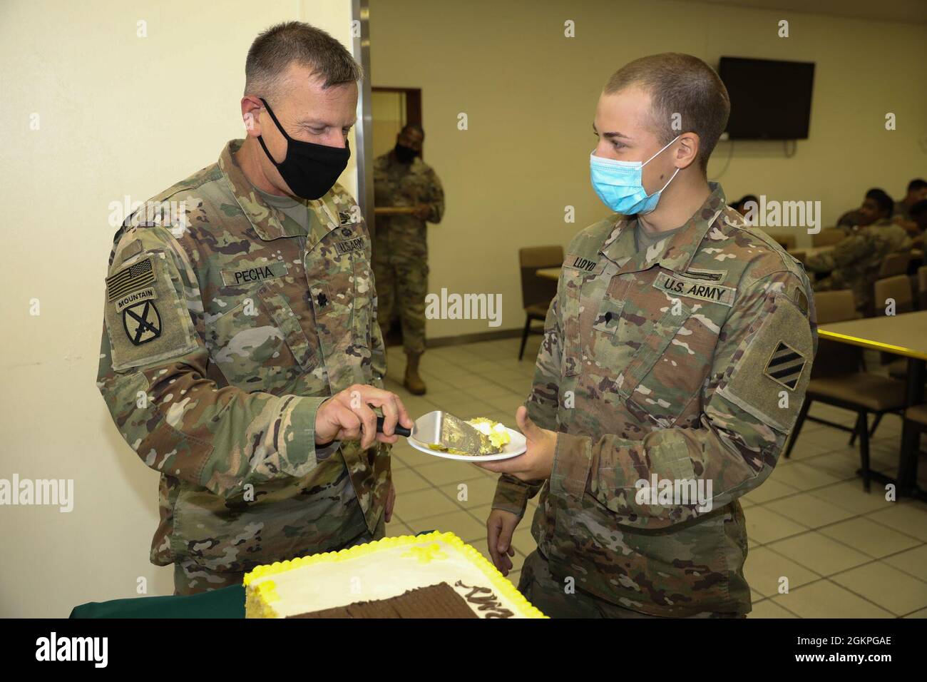 U.S. Army Lt. Col. Daniel Pecha, the commander of 1st Battalion, 28th ...