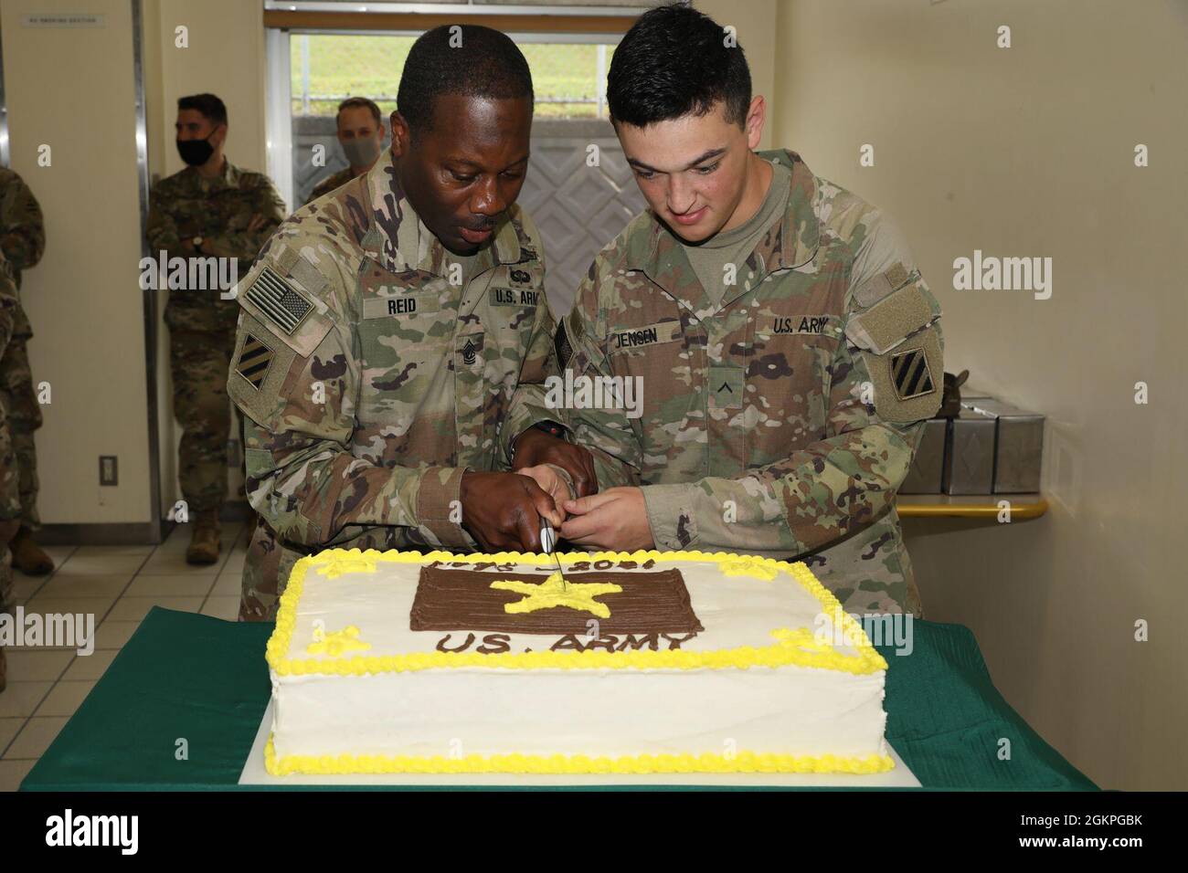 U.S. Army Command Sgt. Maj. Curtis Reid, the senior enlisted advisor ...
