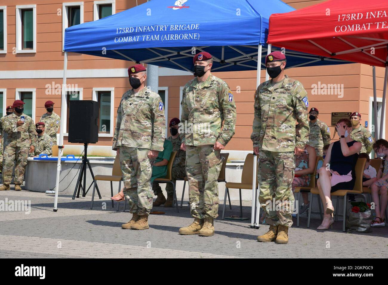 U.S. Army Lt. Col. Nathan A. Strohm, outgoing commander, 173rd Brigade ...