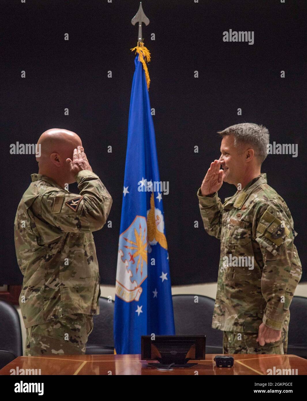 Brig. Gen. Gerald Donohue, incoming 379th Air Expeditionary Wing ...