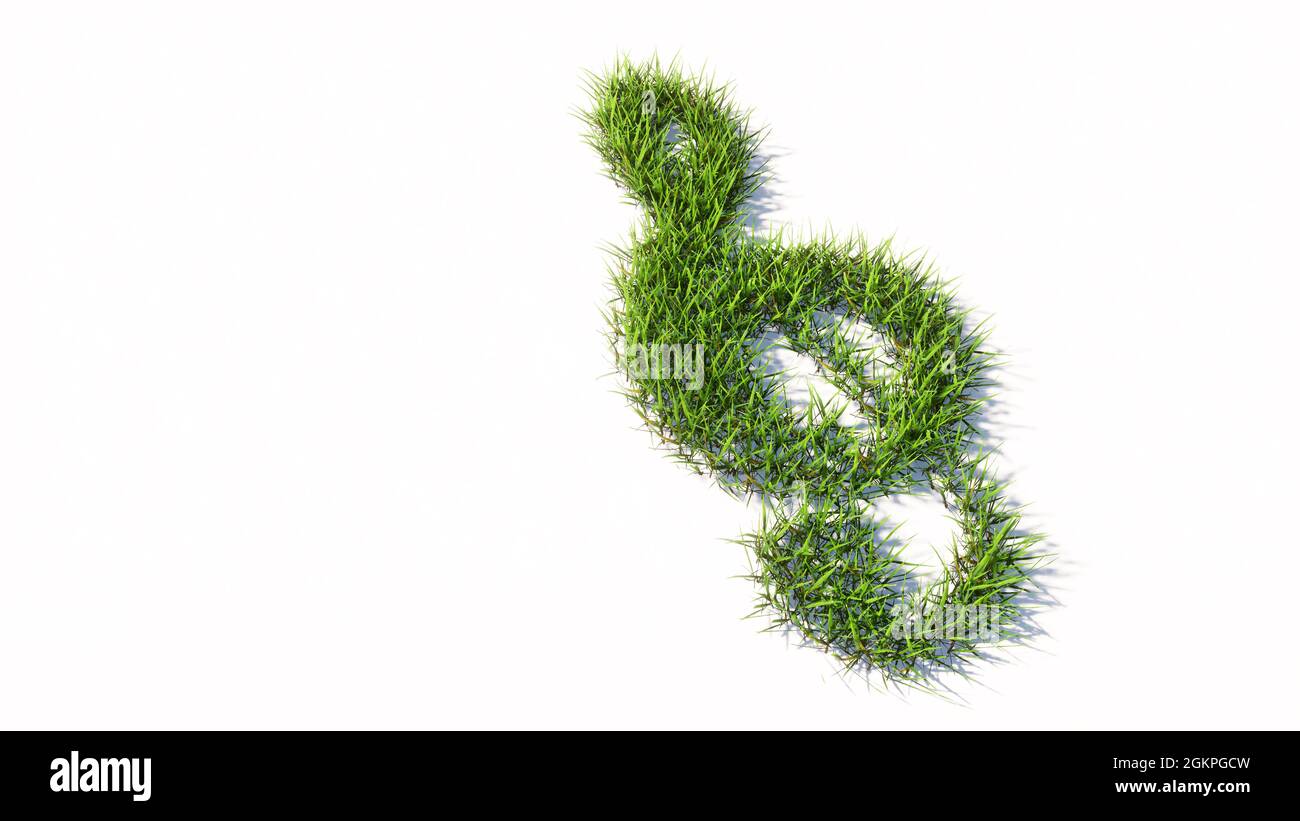 Concept or conceptual green summer lawn grass symbol shape isolated ...