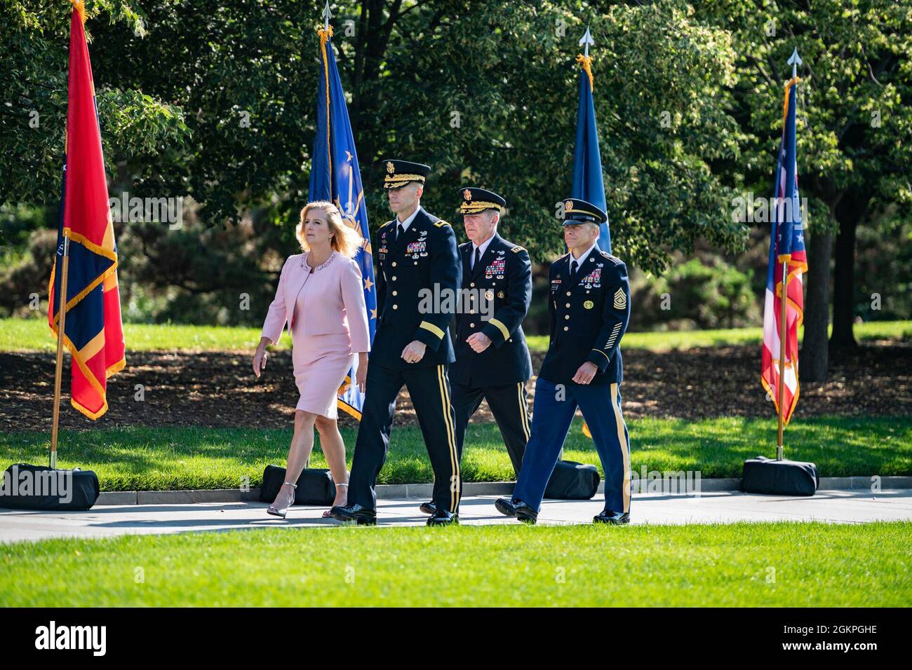 Secretary of the Army Christine Wormuth (from left), Maj. Gen. Allan M ...