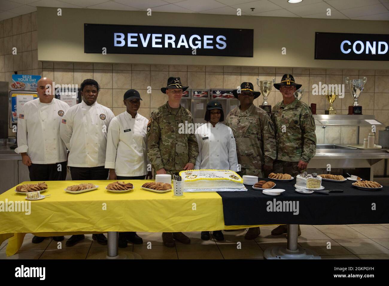 The 1st Cavalry Division command team judged a cake competition held by ...