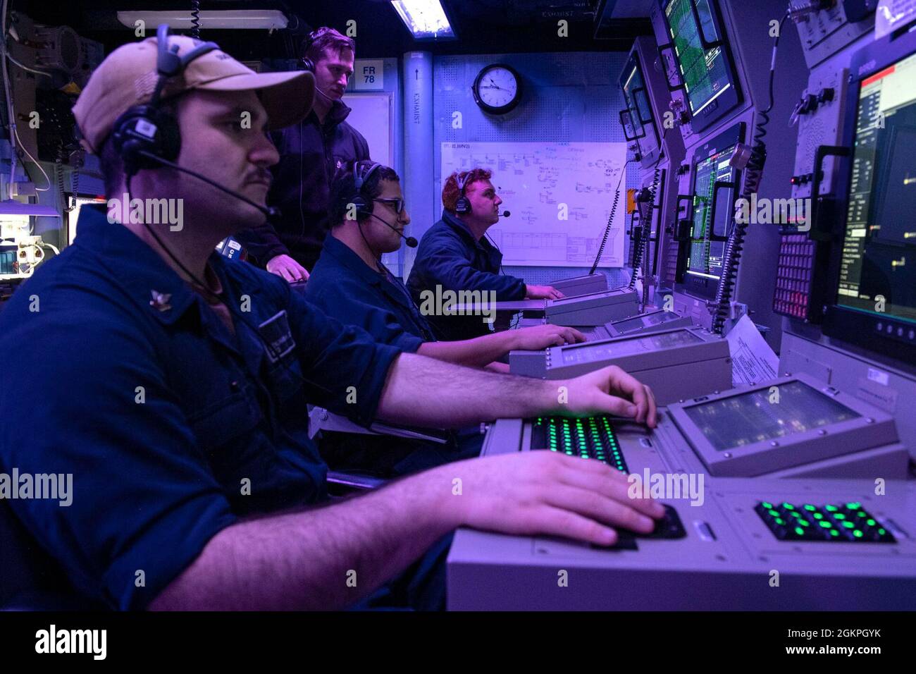 210614-N-HG846-1051 SEA OF JAPAN (June 14, 2021) – Sailors conduct ...