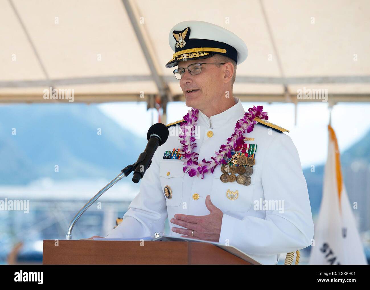 Deputy commander of coast guard pacific area hi-res stock photography ...