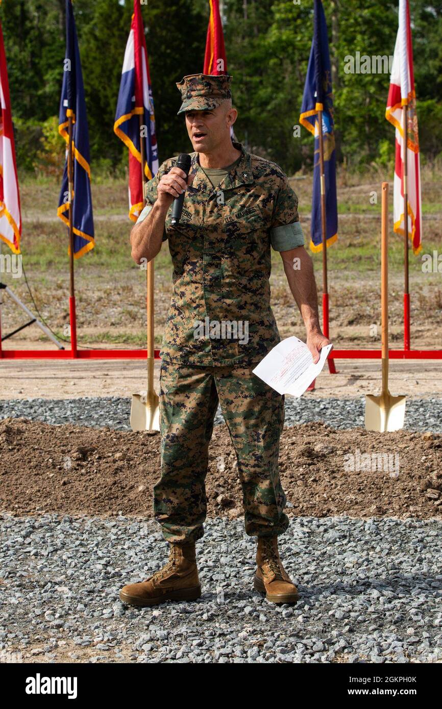 U.S. Marine Corps Brig. Gen. Andrew Niebel, commanding general, Marine ...