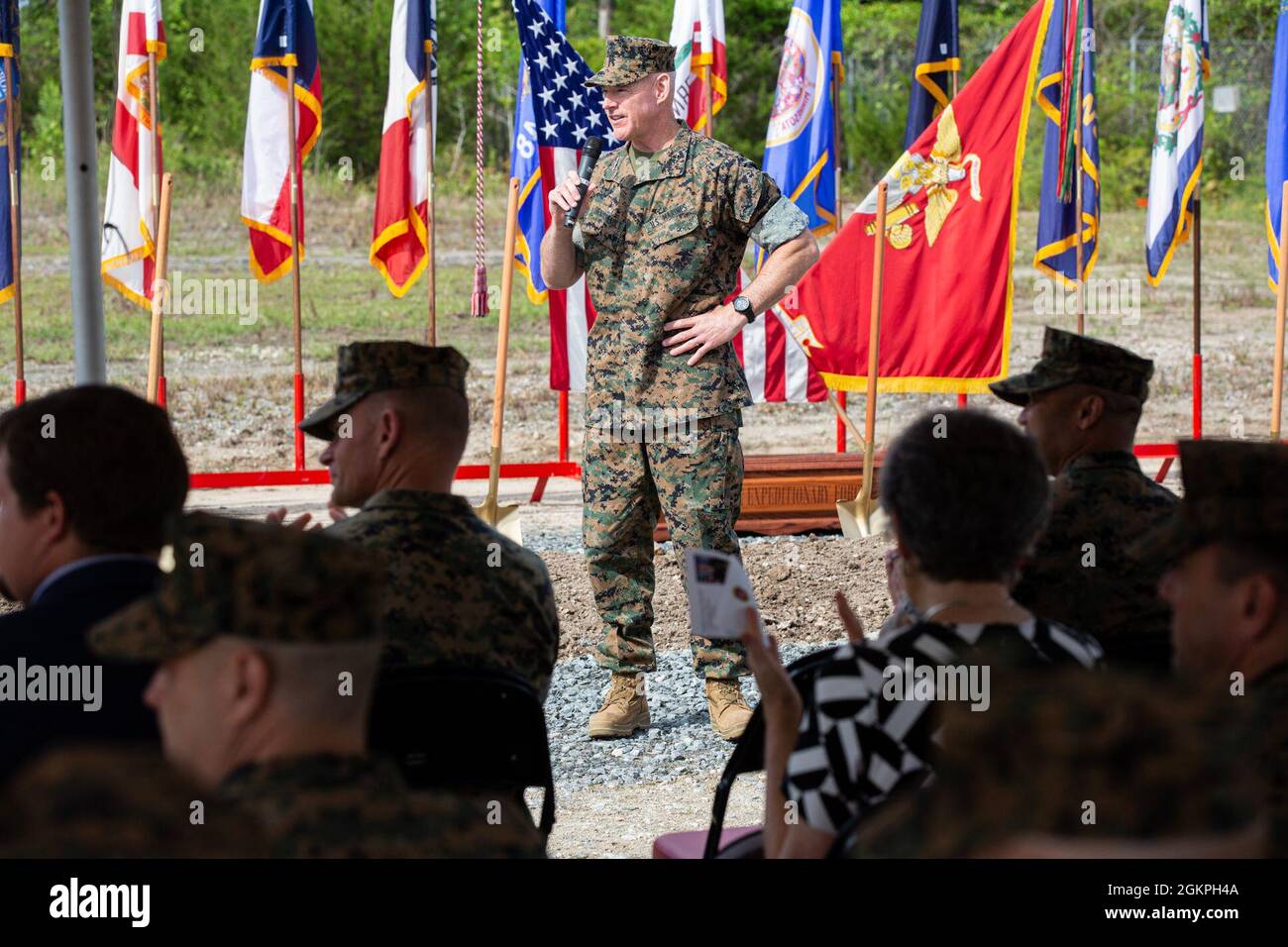 U.S. Marine Corps Lt. Gen. Brian Beaudreault, commanding general, II ...