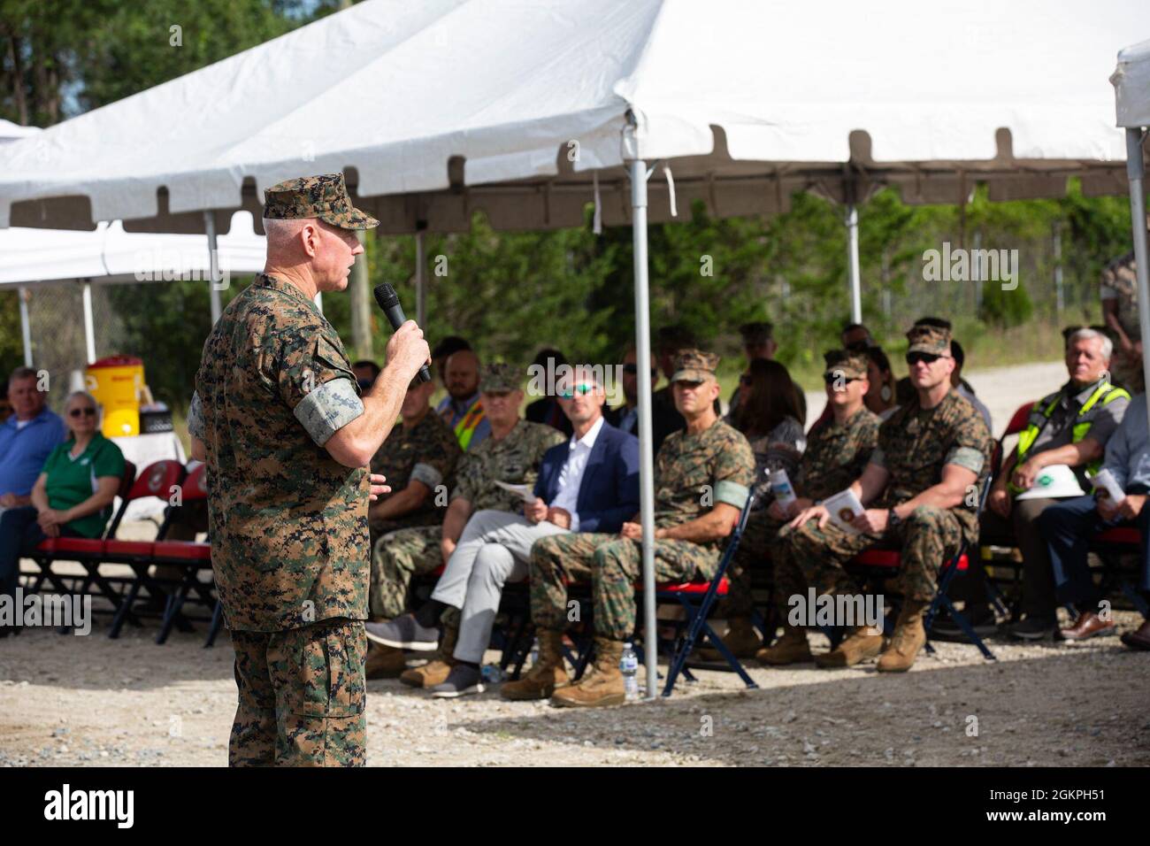 U.S. Marine Corps Lt. Gen. Brian Beaudreault, commanding general, II ...