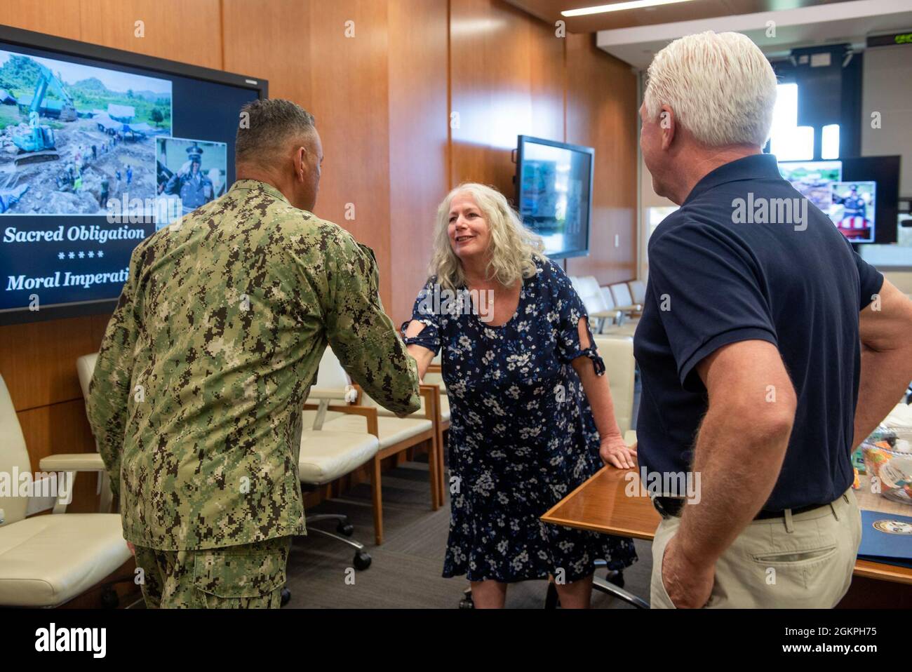 U.S. Navy Rear Adm. Darius Banaji, deputy director for operations for ...