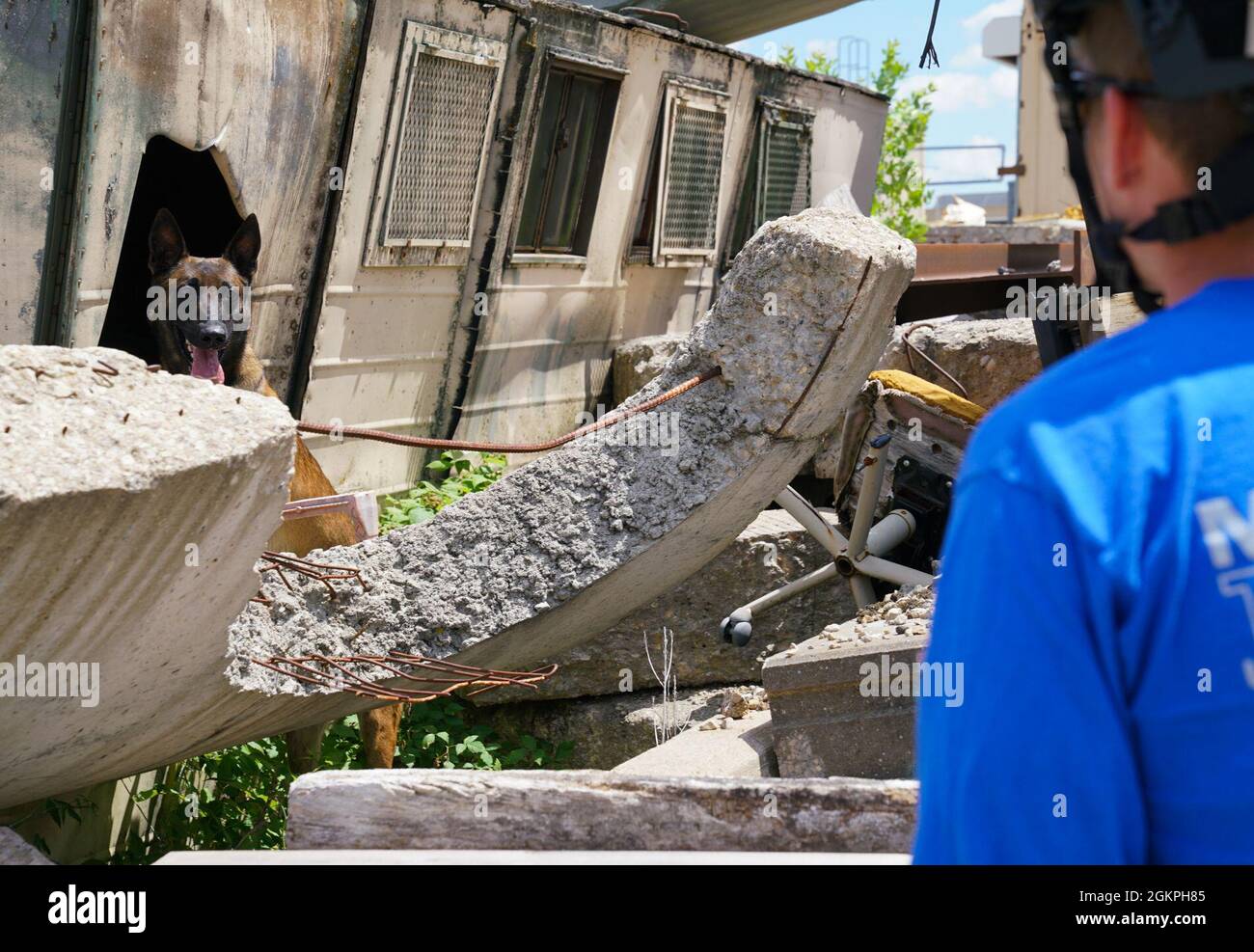 Dillon Nelson, a Mississippi Task Force 2 volunteer at PATRIOT 21, and ...