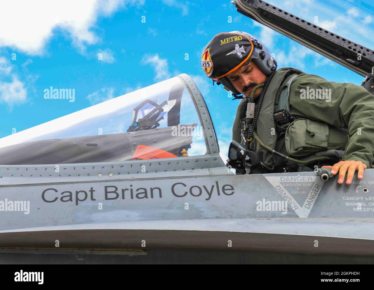 A Royal Canadian Air Force pilot from the 433rd Tactical Fighter ...