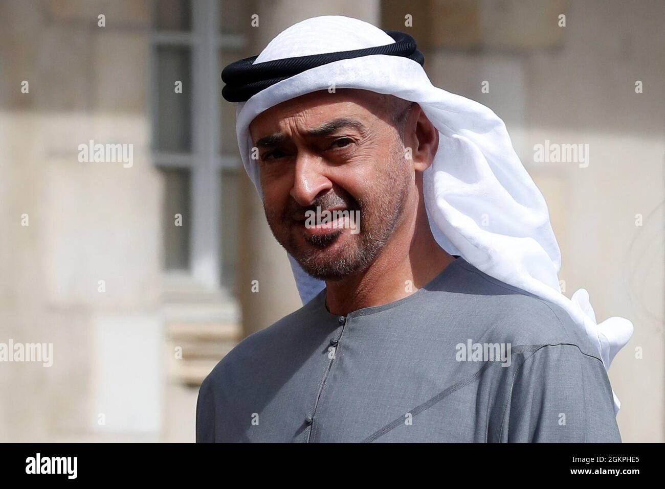 Abu Dhabi's Crown Prince Sheikh Mohammed bin Zayed al-Nahyan arrives ...