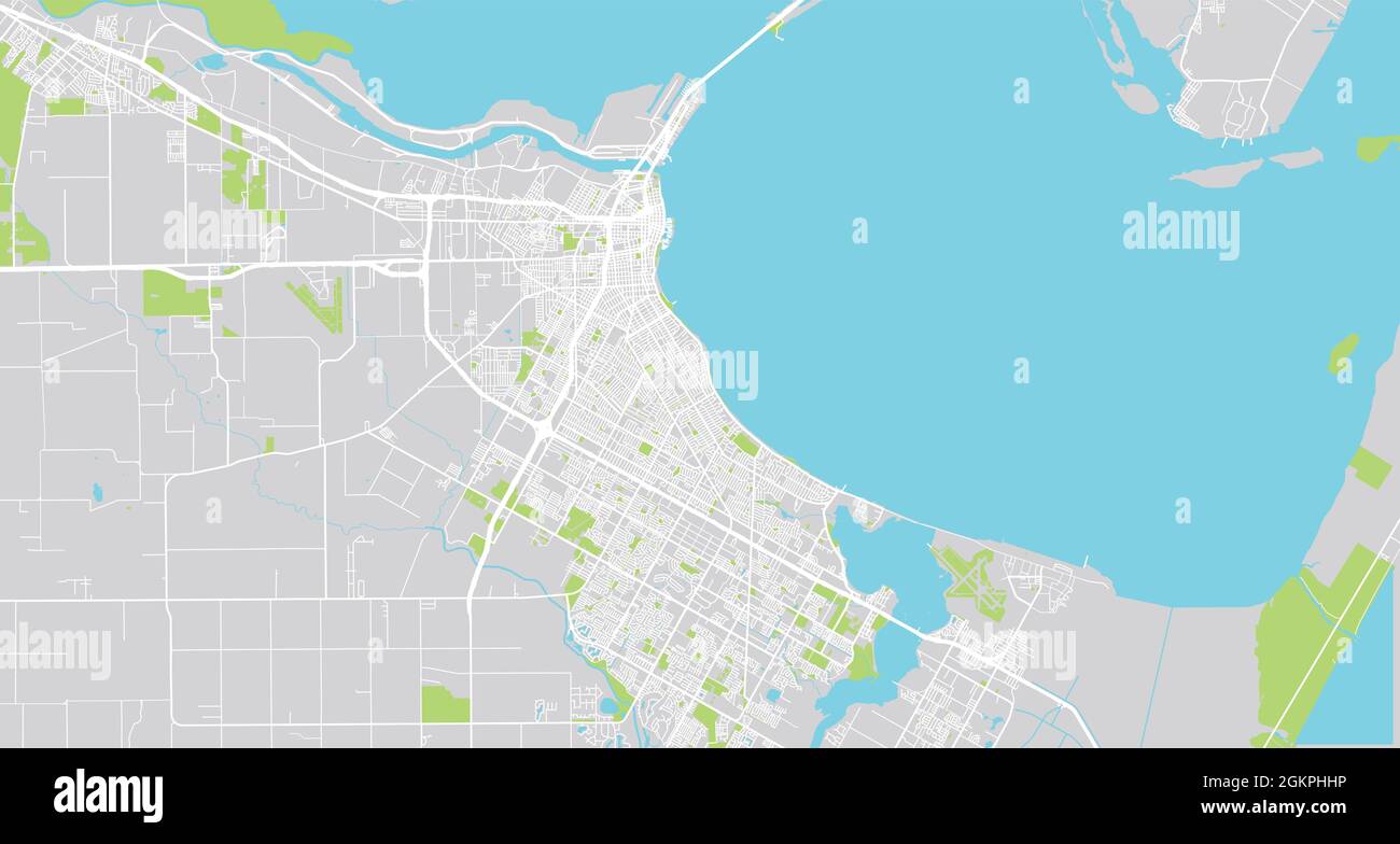 Corpus christi aerial Stock Vector Images - Alamy