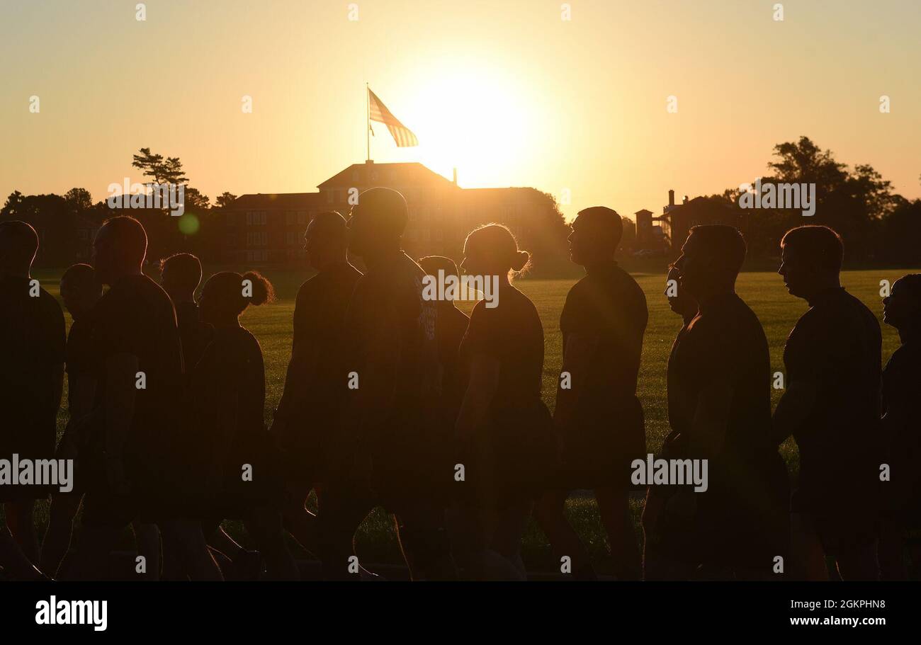 The sun rises on the U.S. Army’s 246th birthday at Fort Knox, Kentucky ...