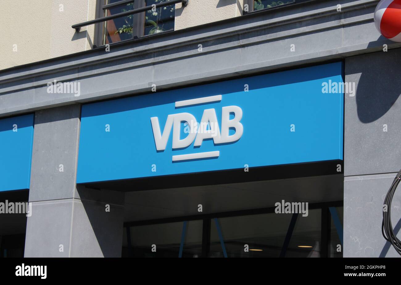 AALST, BELGIUM, 25 AUGUST 2021: Exterior view of a VDAB office. The ...