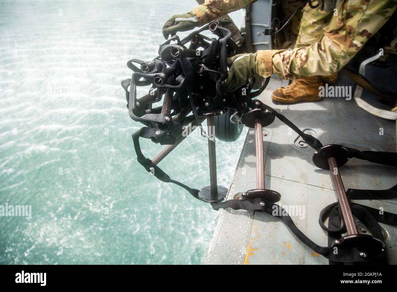A U.S. Army soldier with the 1st Battalion, 228th Aviation Regiment ...
