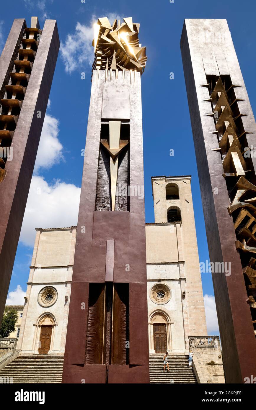 Todi Umbria Italy. Concattedrale della Santissima Annunziata. Cathedral ...