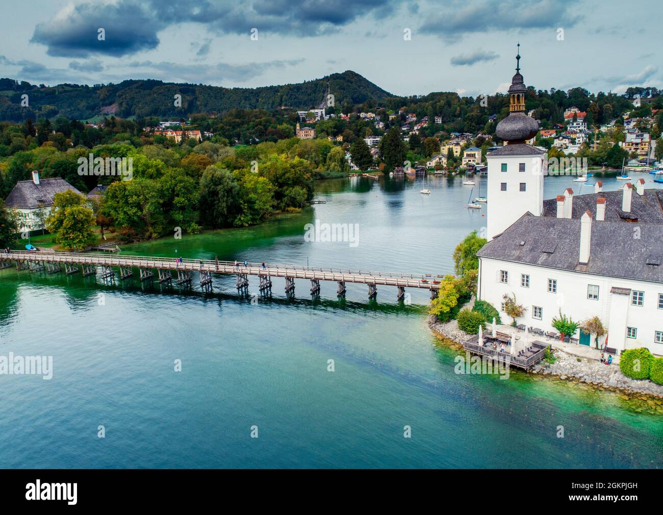 Gmunden traunsee lake austria summer hi-res stock photography and ...