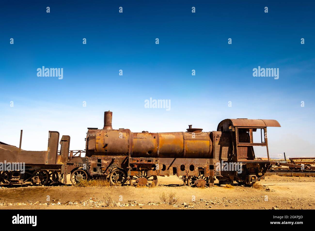 rusty steam locomotives in Bolivia Stock Photo - Alamy