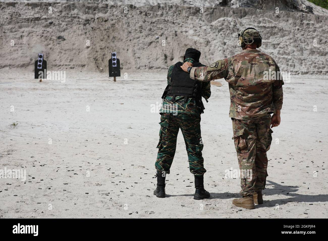 U.S. Army Soldier from 2-54th Security Force Assistance Brigade (SFAB ...