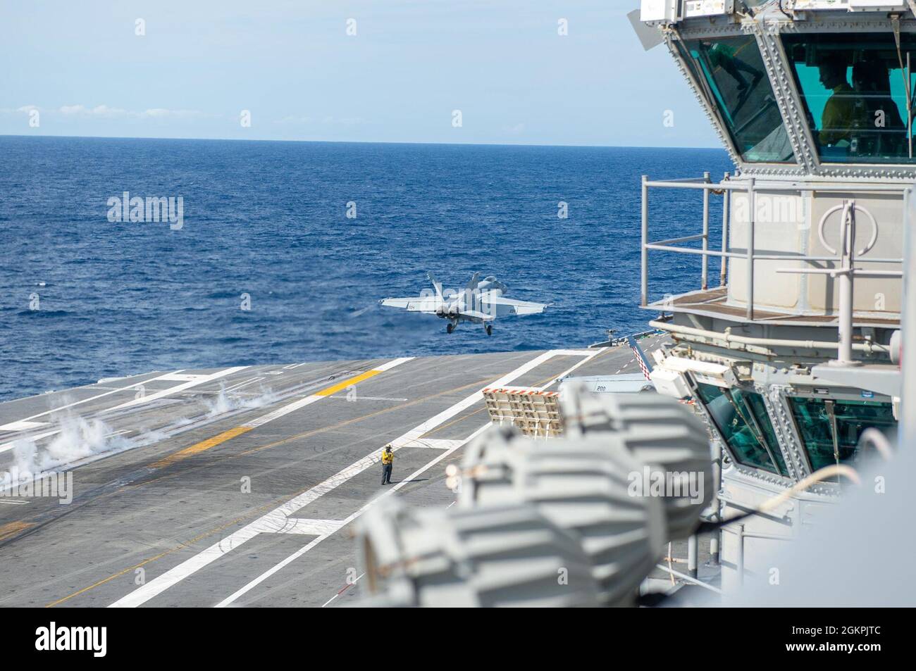 210614-N-PA358-1036 ATLANTIC OCEAN (June 14, 2021) An F/A-18E Super ...