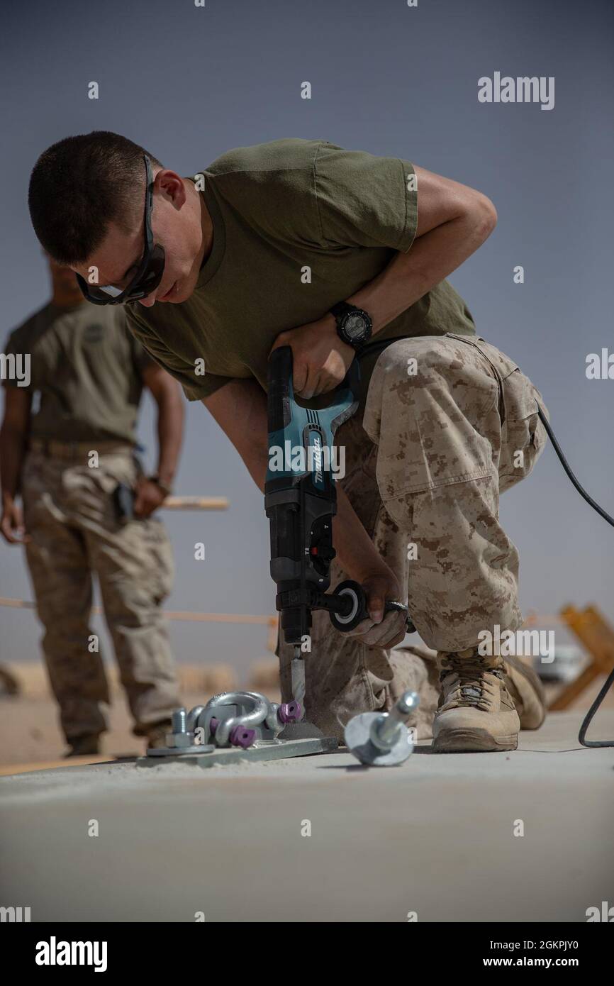 A U.S. Marine with 2nd Battalion, 1st Marine Regiment, assigned to ...