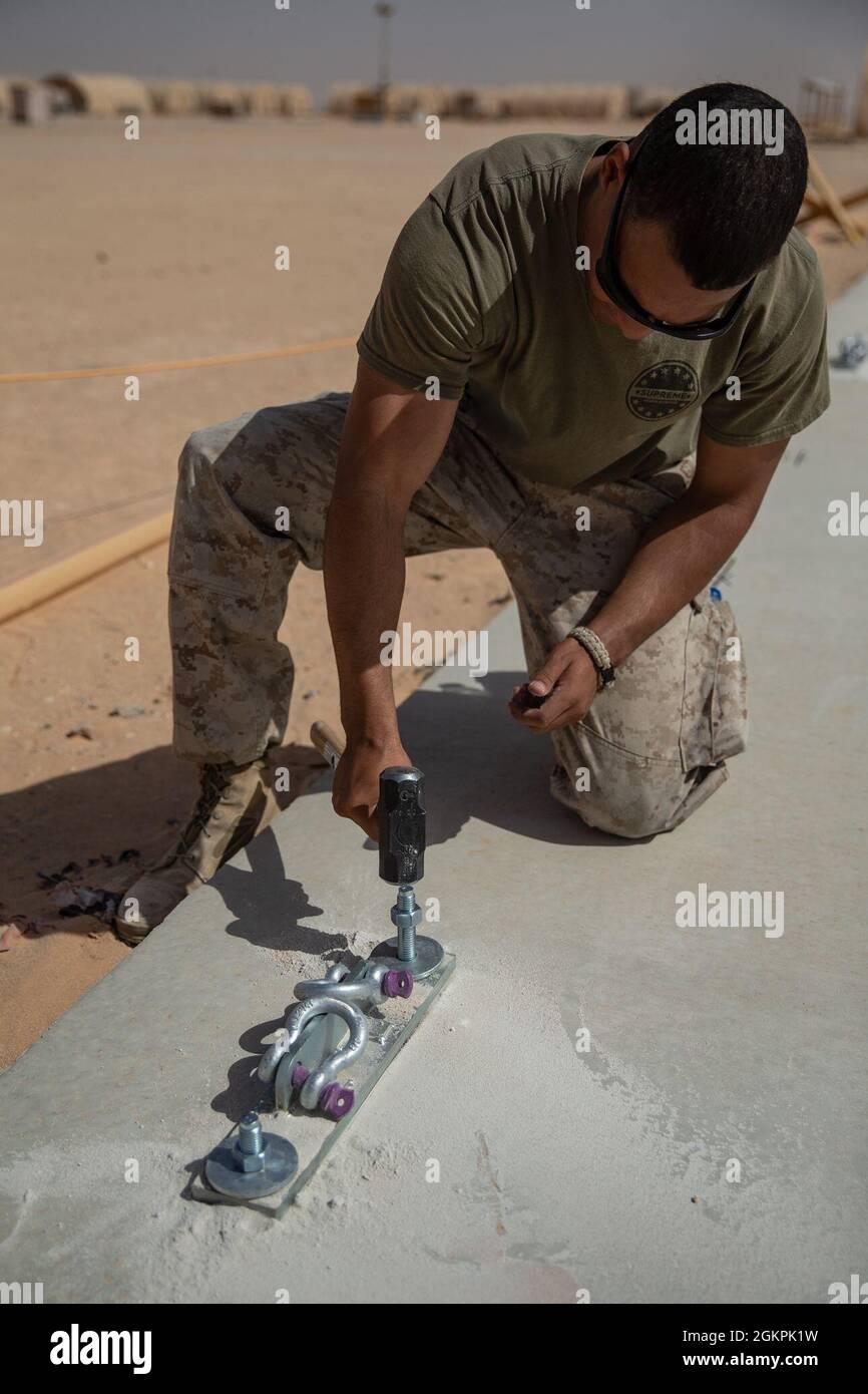 A U.S. Marine with 2nd Battalion, 1st Marine Regiment, assigned to ...