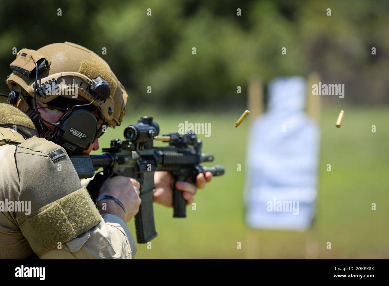 U.S. Marines with the Special Response Team (SRT) and police officers ...