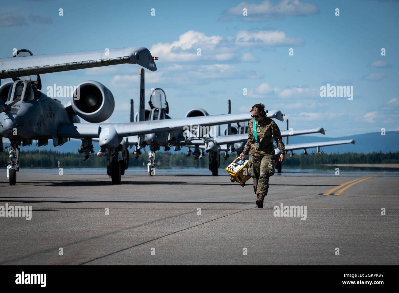 An Airman assigned to the 51st Maintenance Squadron prepares for a ...